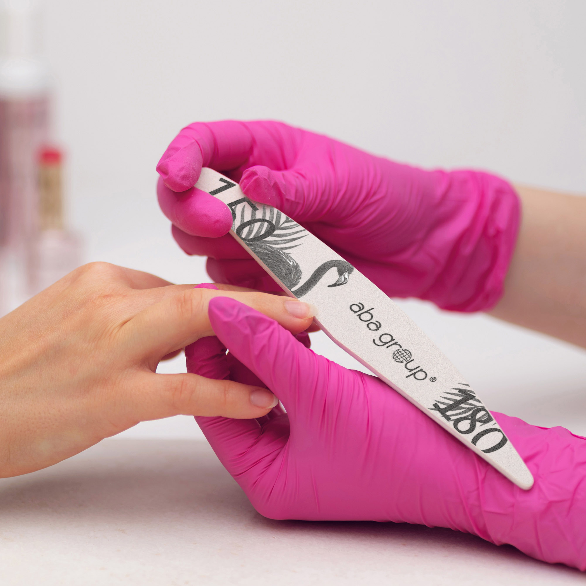 Aba Group BEZPIECZNY PAKIET Pilnik do paznokci WINGS 150/180 STANDARD ...