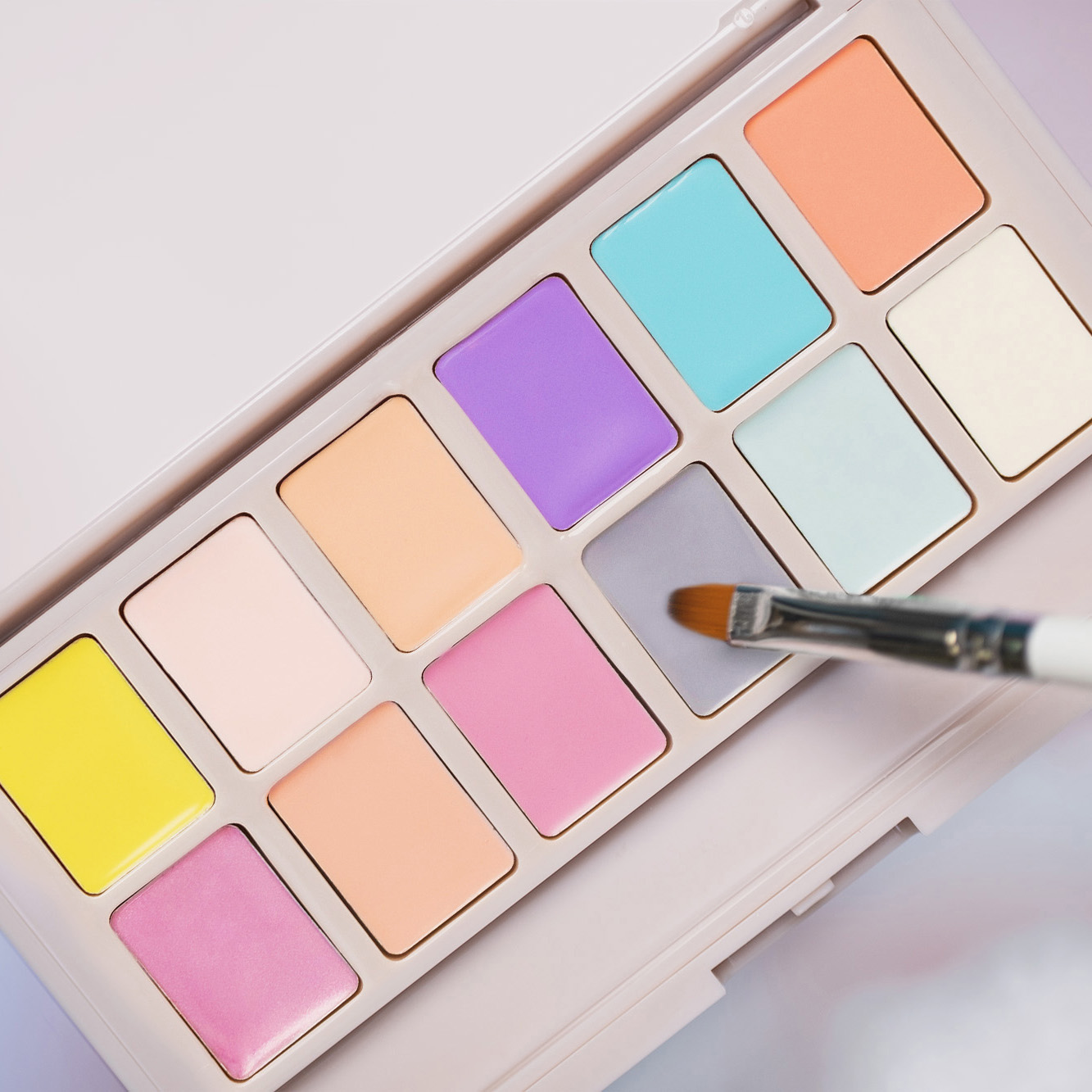 MANI KING Paleta z 12 lakierami hybrydowymi Sweet Dreams – Zestaw 7 ...